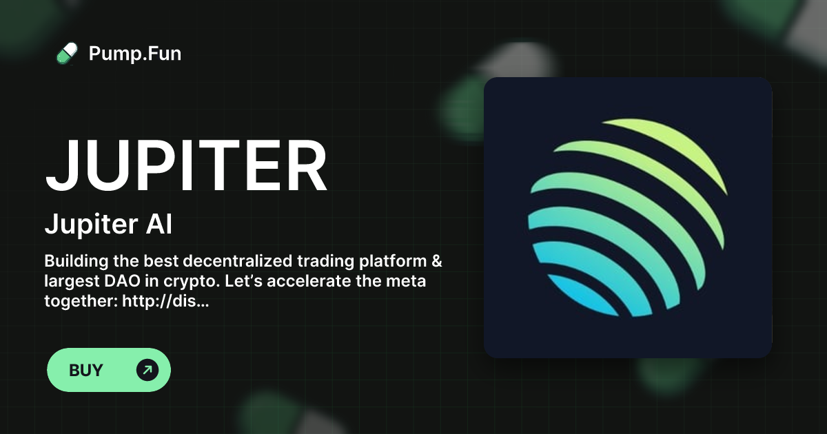 Jupiter AI (JUPITER) - Pump