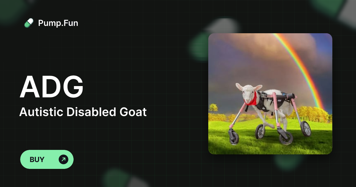 Autistic Disabled Goat (ADG) - Pump