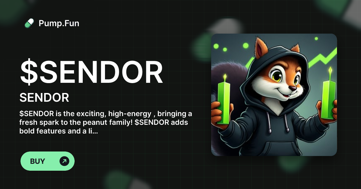 SENDOR ($SENDOR) - Pump