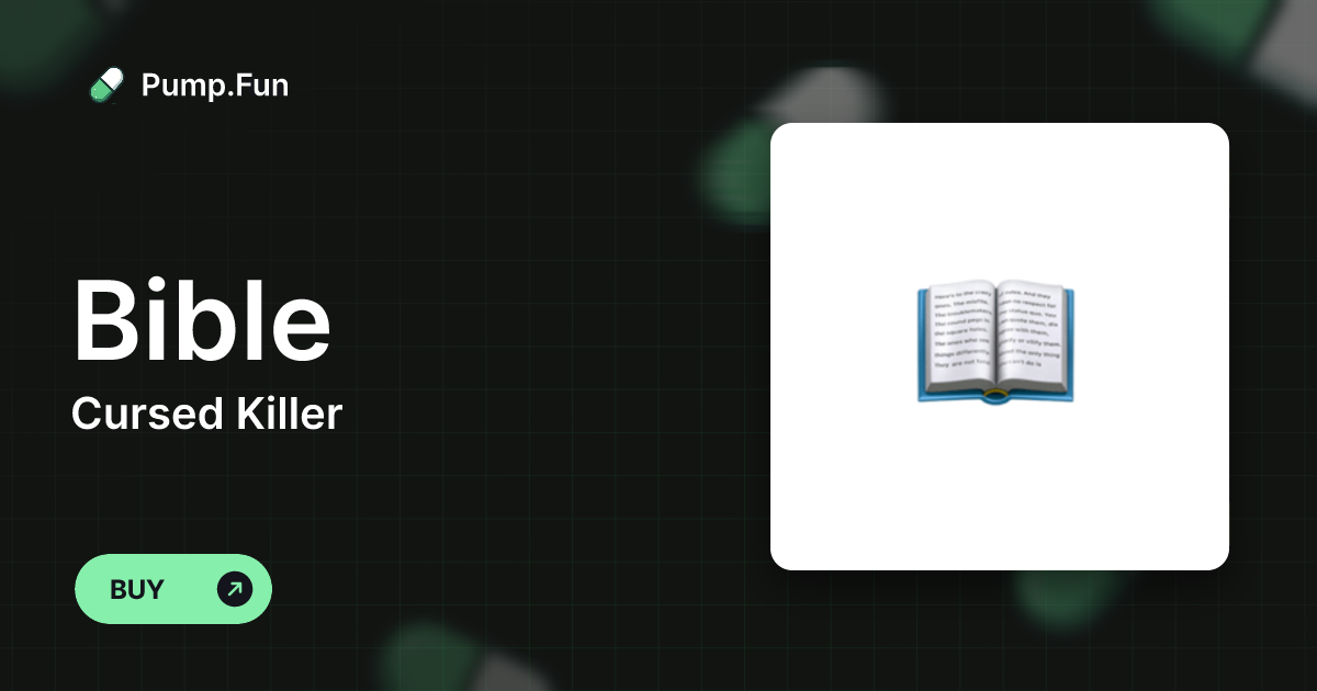 Cursed Killer (Bible) - Pump