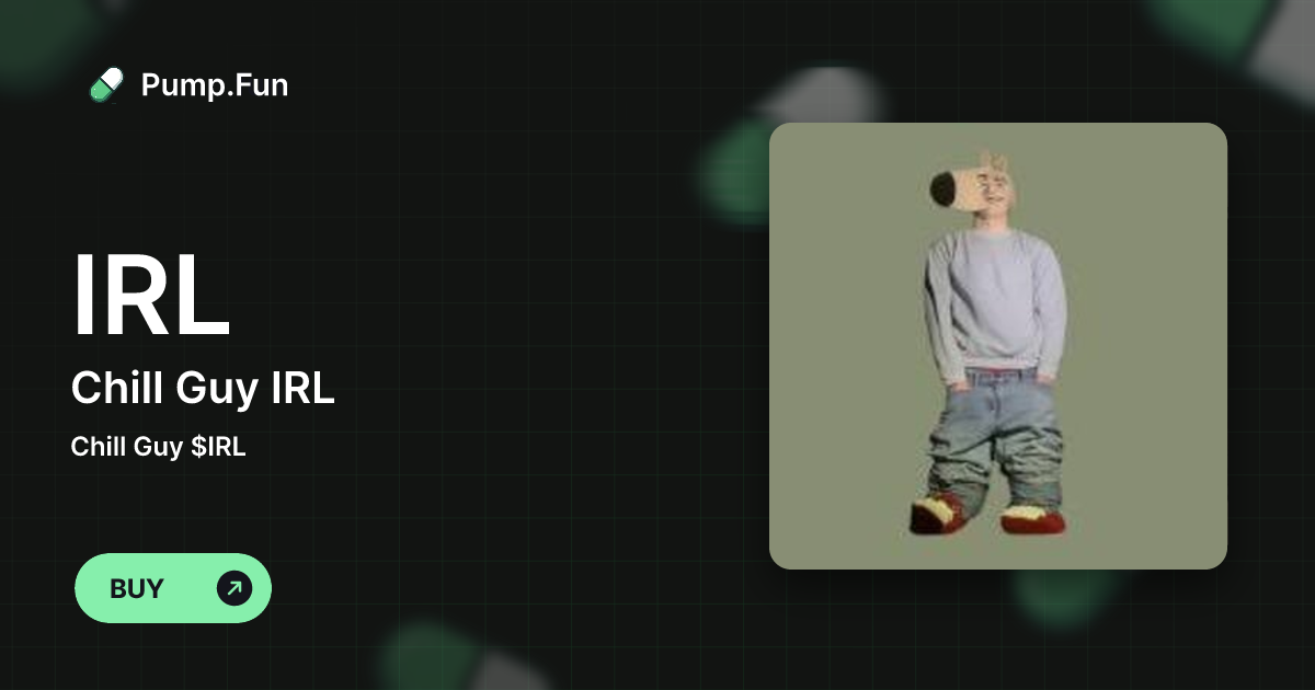 Chill Guy IRL (IRL) - Pump