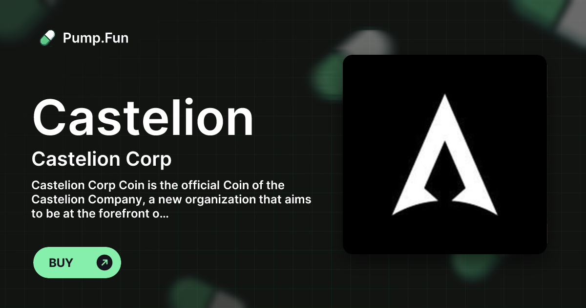 Castelion Corp (Castelion) - Pump