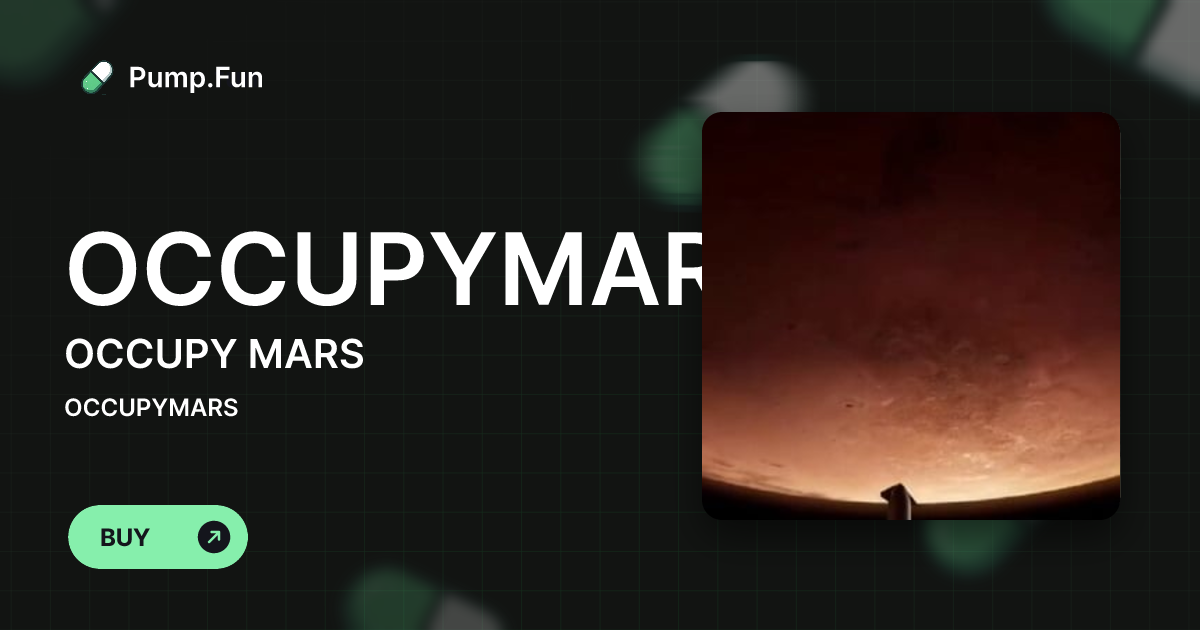 OCCUPY MARS (OCCUPYMARS) - Pump