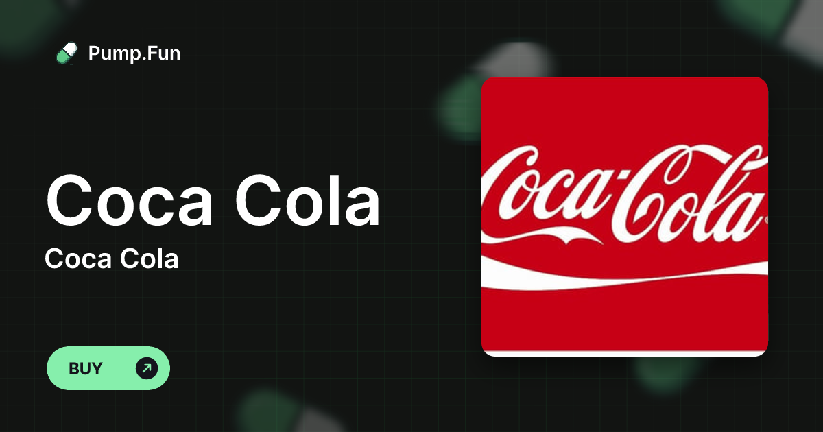 Coca Cola (Coca Cola) - Pump