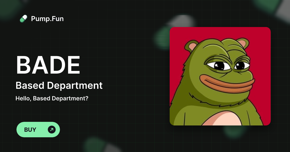 Based Department (BADE) - Pump