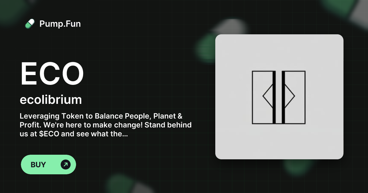 ecolibrium (ECO) - Pump