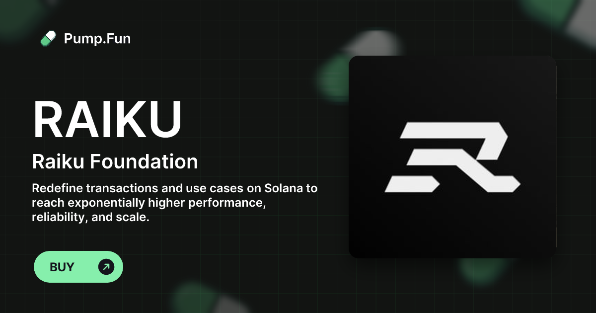 Raiku Foundation (RAIKU) - Pump