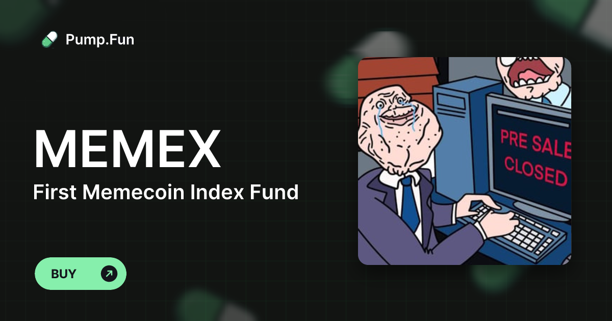 First Memecoin Index Fund (MEMEX) - Pump