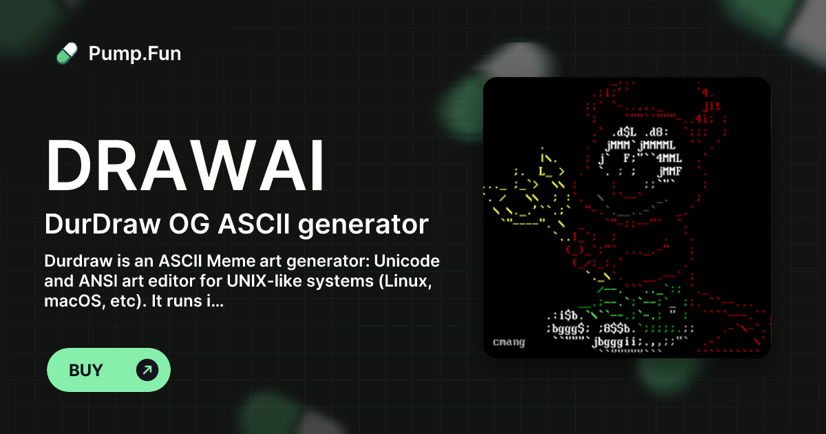DurDraw OG ASCII generator (DRAWAI) - Pump