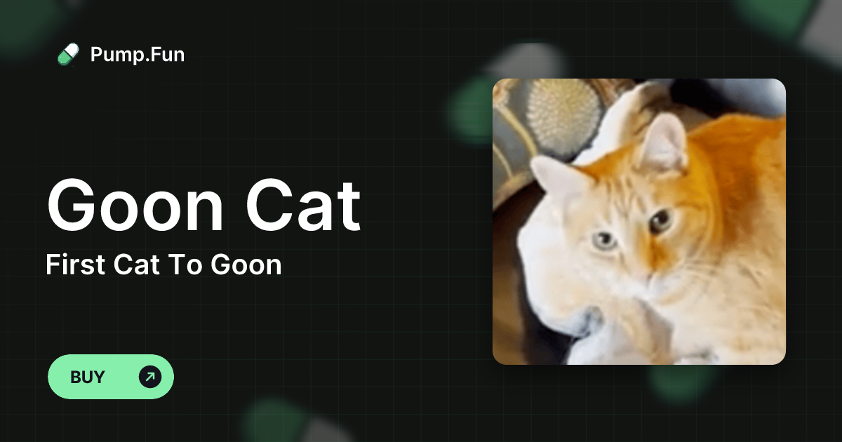 First Cat To Goon (Goon Cat) - Pump