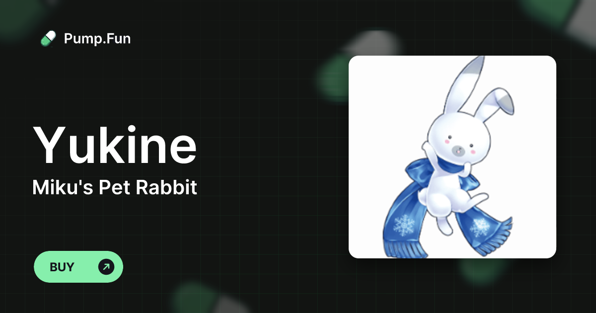 Miku's Pet Rabbit (Yukine) - Pump