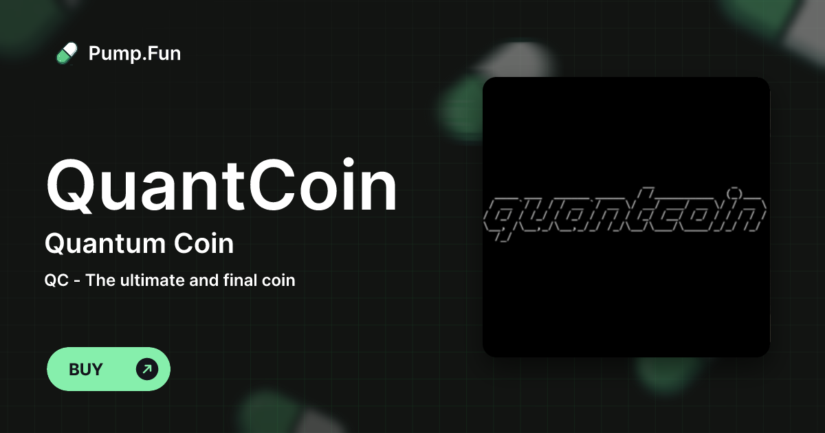 Quantum Coin (QuantCoin) - Pump