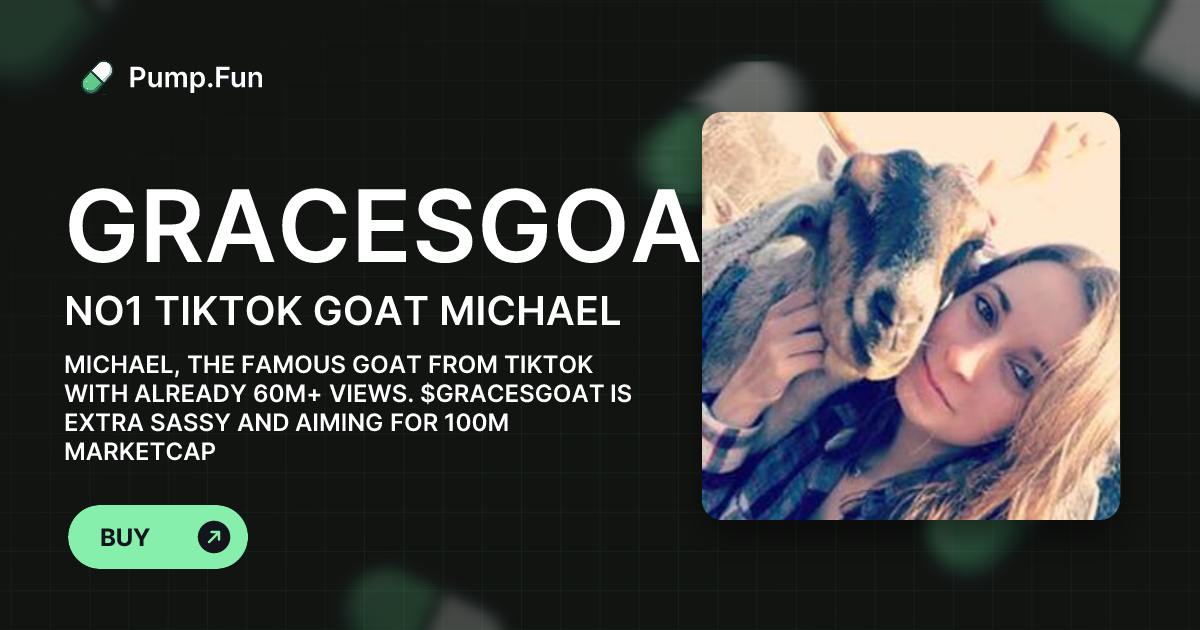 NO1 TIKTOK GOAT MICHAEL (GRACESGOAT) - Pump