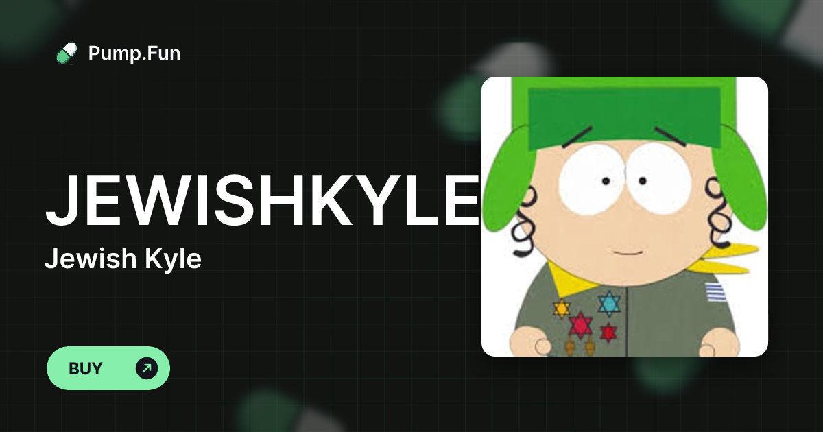 Jewish Kyle (JEWISHKYLE) - Pump