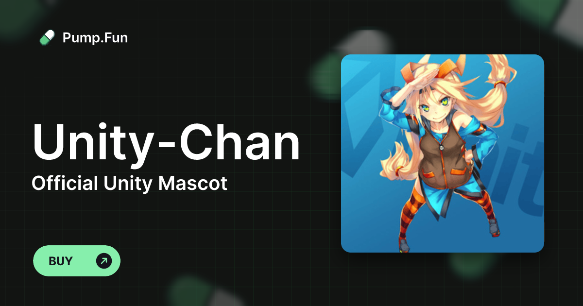 Official Unity Mascot (Unity-Chan) - Pump