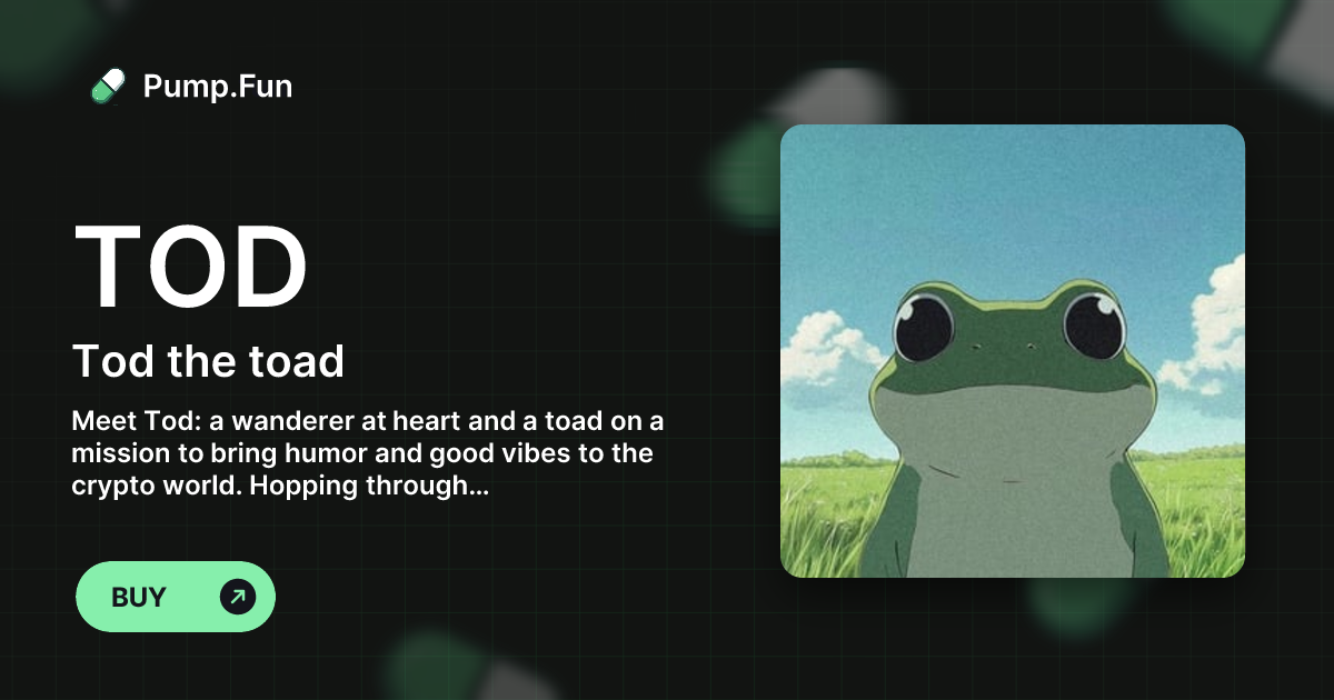 Tod the toad (TOD) - Pump