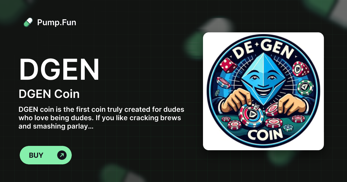 DGEN Coin (DGEN) - Pump
