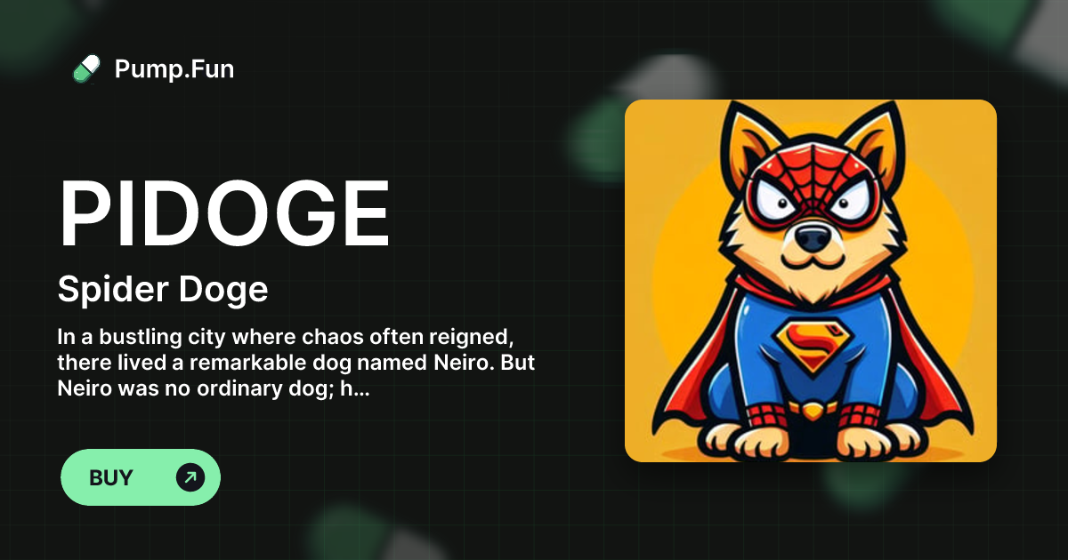 Spider Doge (PIDOGE) - Pump