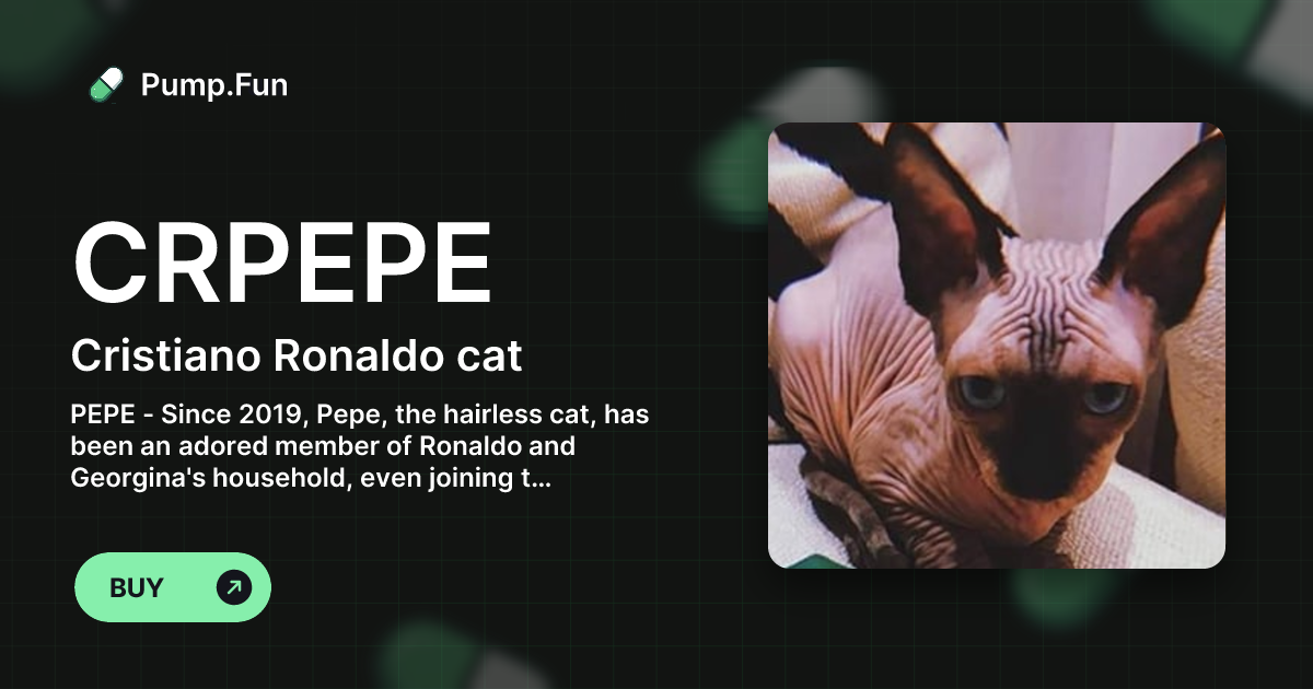 Cristiano Ronaldo cat (CRPEPE) - Pump