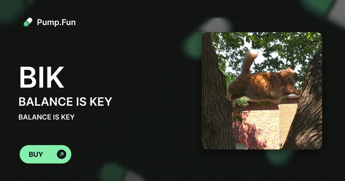 BALANCE IS KEY (BIK) - Pump