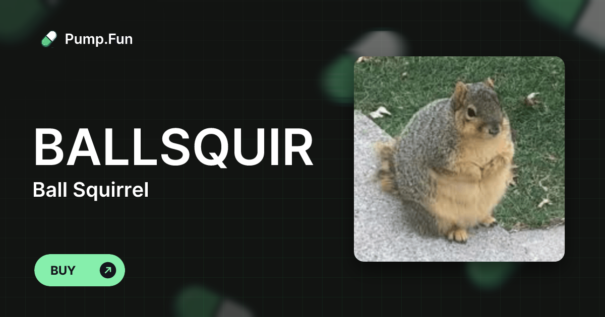 Ball Squirrel (BALLSQUIR) - Pump