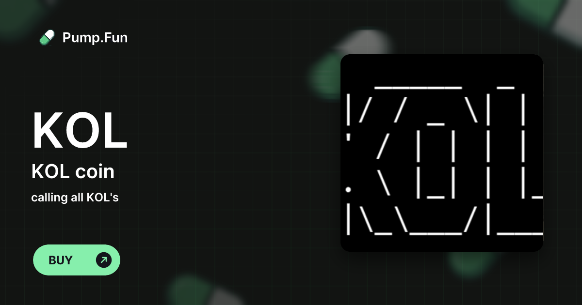 KOL coin (KOL) - Pump