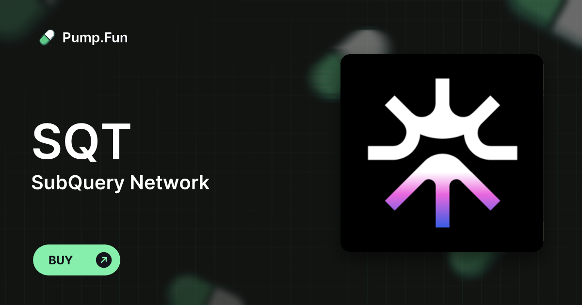SubQuery Network (SQT) - Pump