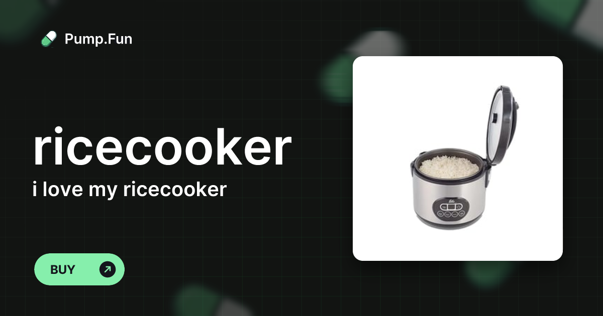 i love my ricecooker (ricecooker) - Pump