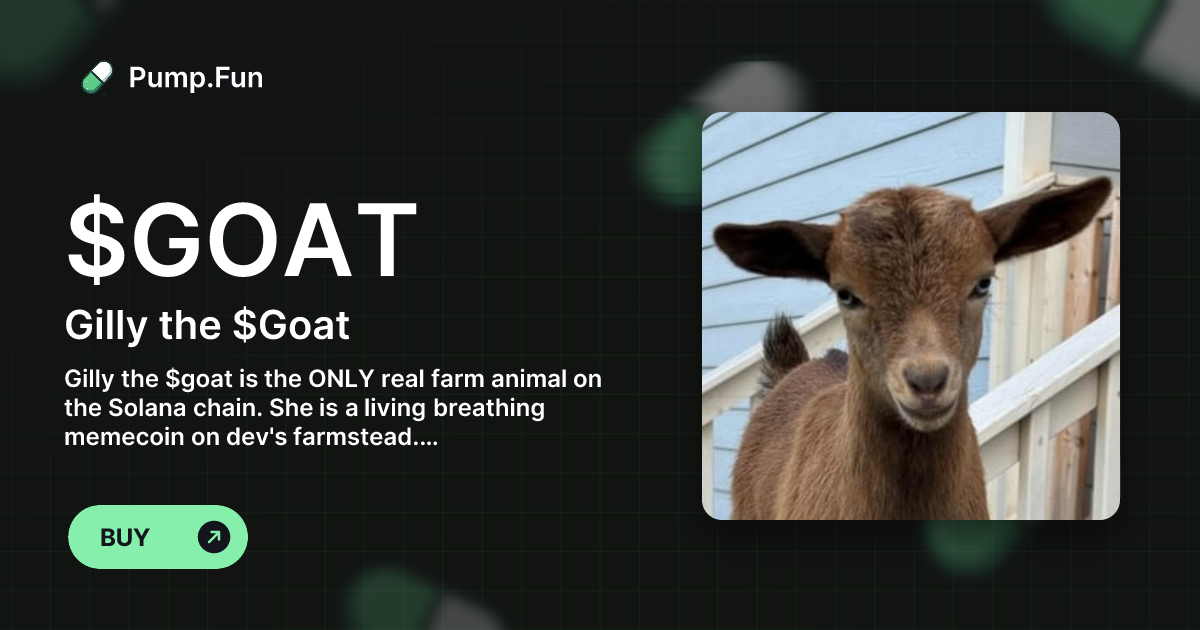 Gilly the $Goat ($GOAT) - Pump