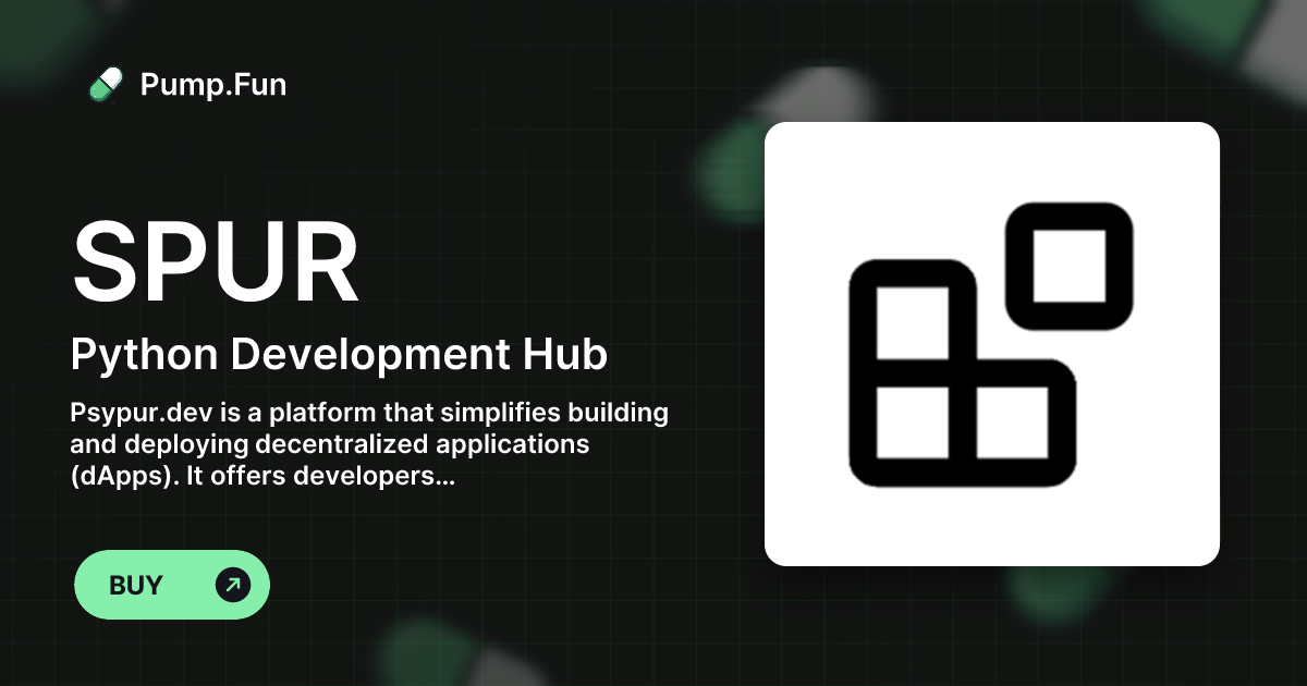 Python Development Hub (SPUR) - Pump