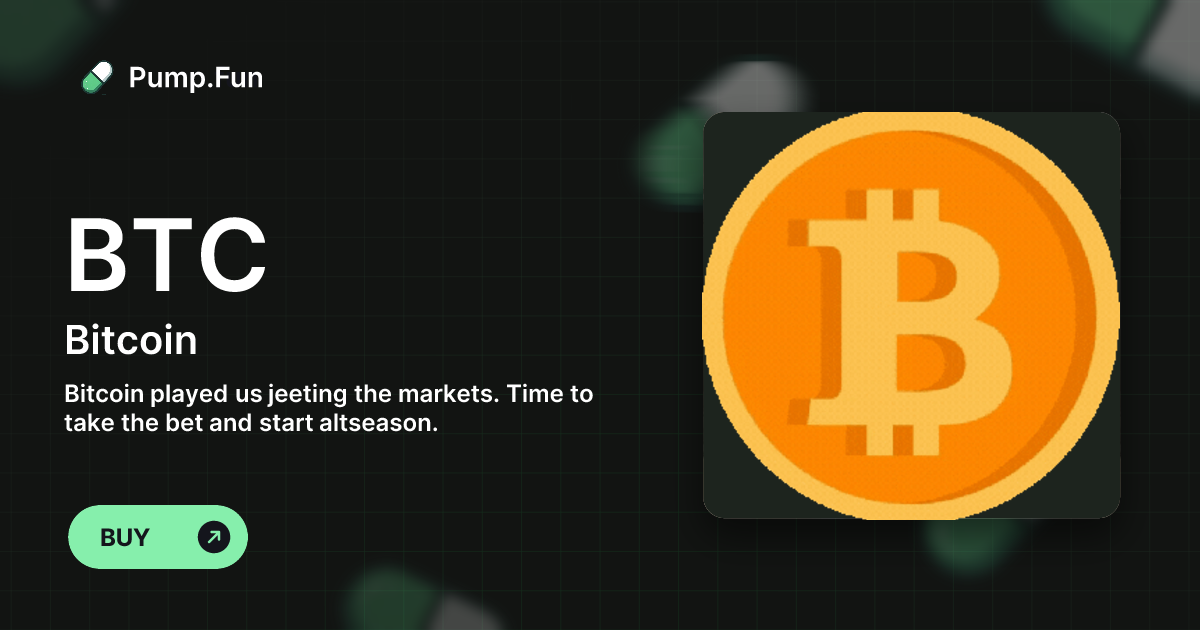 Bitcoin (BTC) - Pump