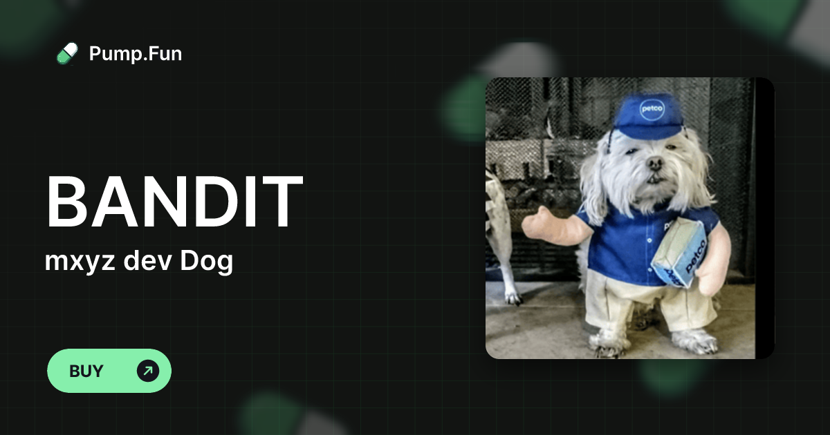 mxyz dev Dog (BANDIT) - Pump
