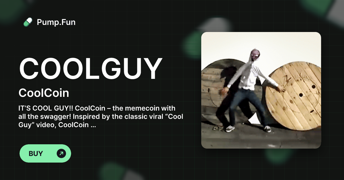 CoolCoin (COOLGUY) - Pump