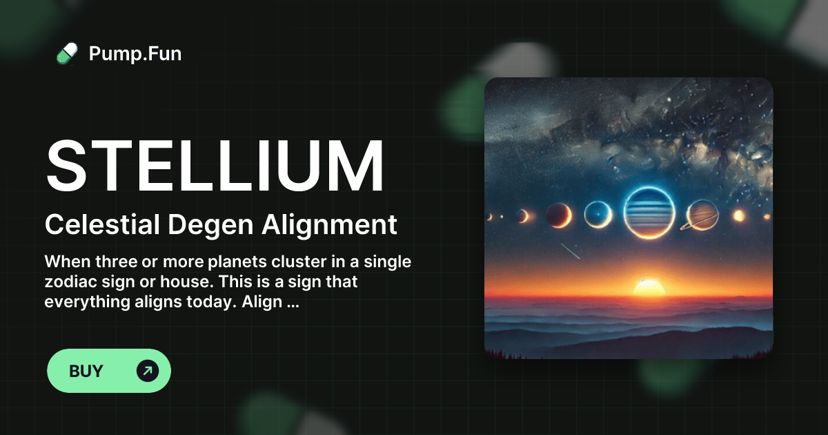 Celestial Degen Alignment (STELLIUM) - Pump