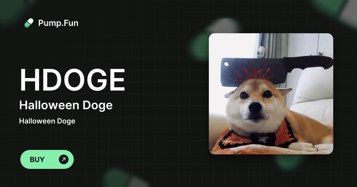 Halloween Doge (HDOGE) - Pump