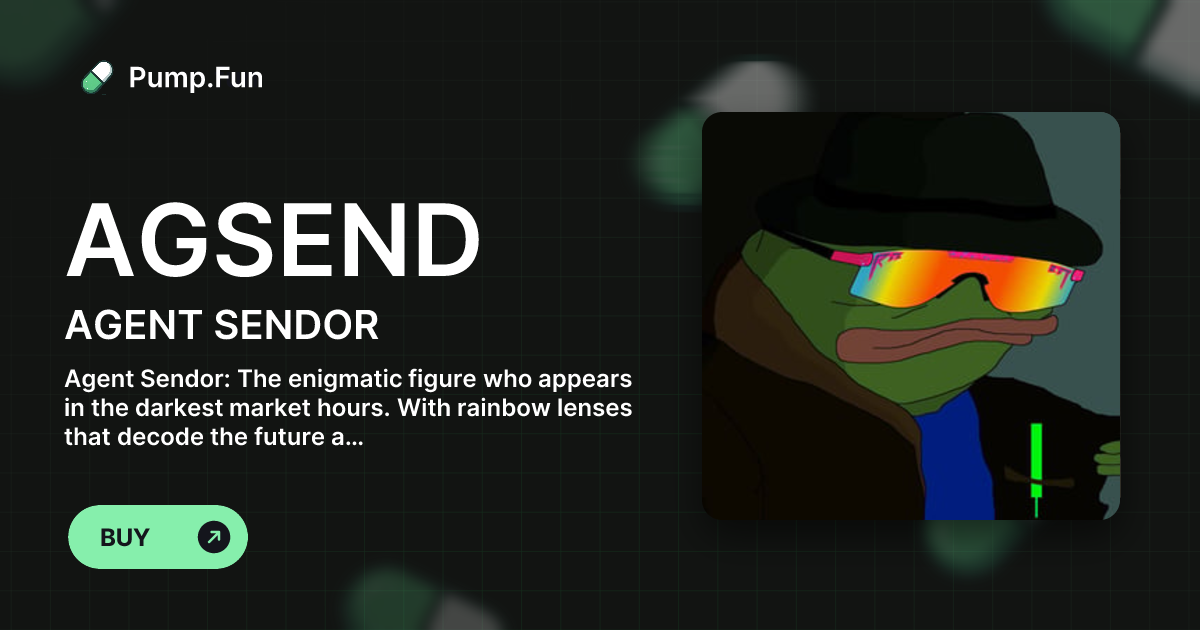 AGENT SENDOR (AGSEND) - Pump