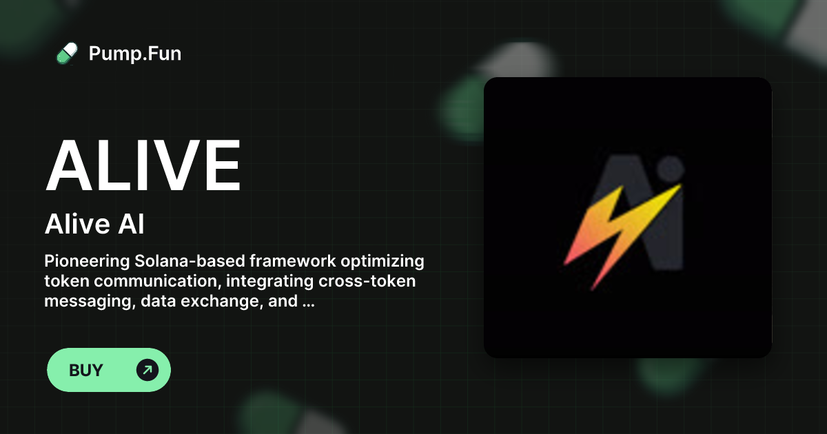 Alive AI (ALIVE) - Pump