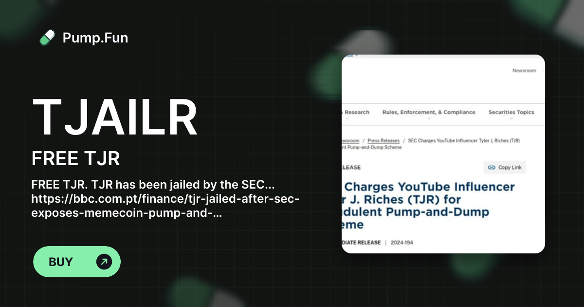 FREE TJR (TJAILR) - Pump