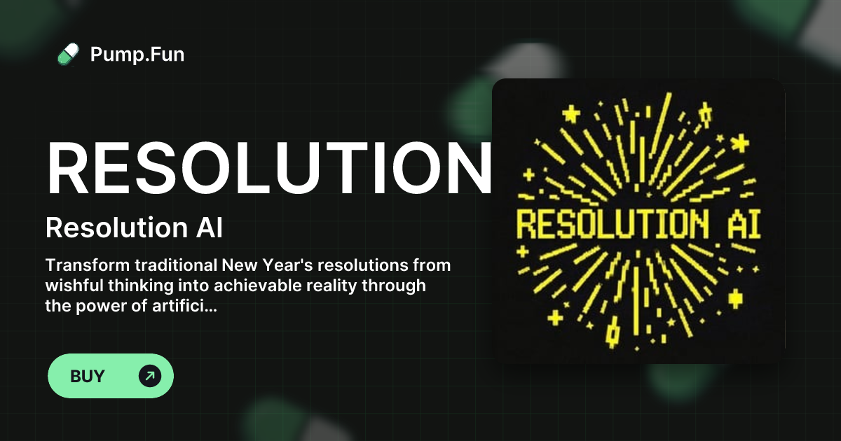 Resolution AI (RESOLUTION) - Pump