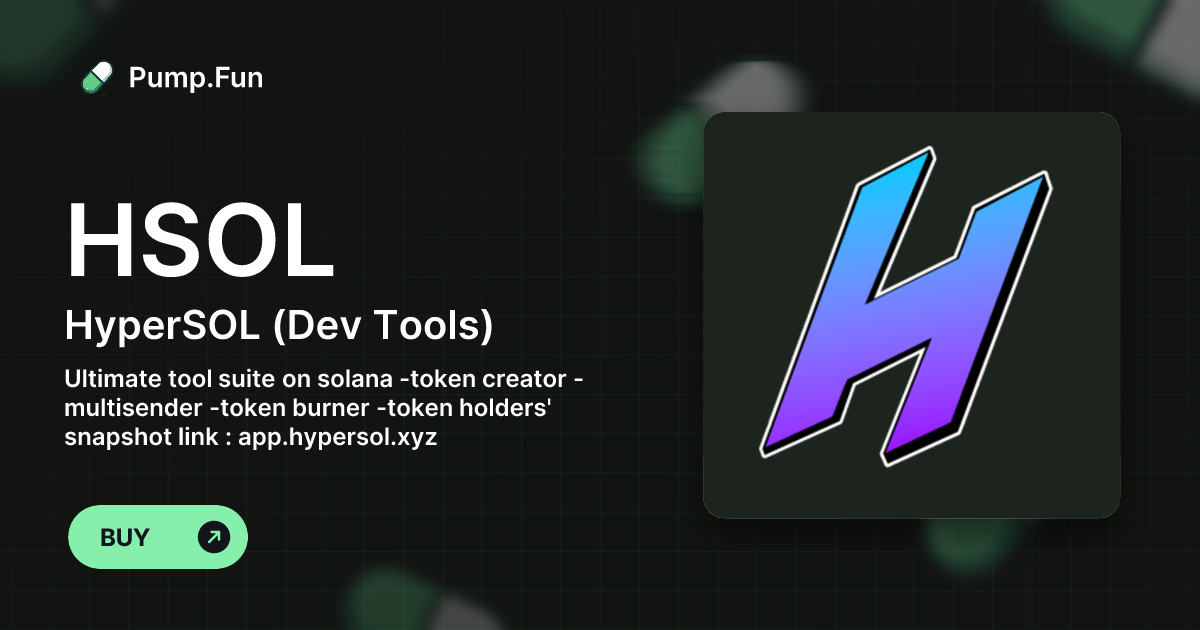 HyperSOL (Dev Tools) (HSOL) - Pump