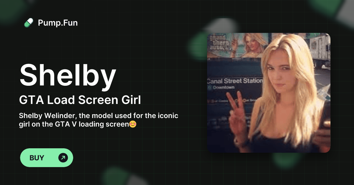 GTA Load Screen Girl (Shelby) - Pump