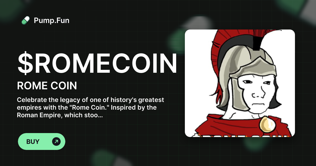 ROME COIN ($ROMECOIN) - Pump