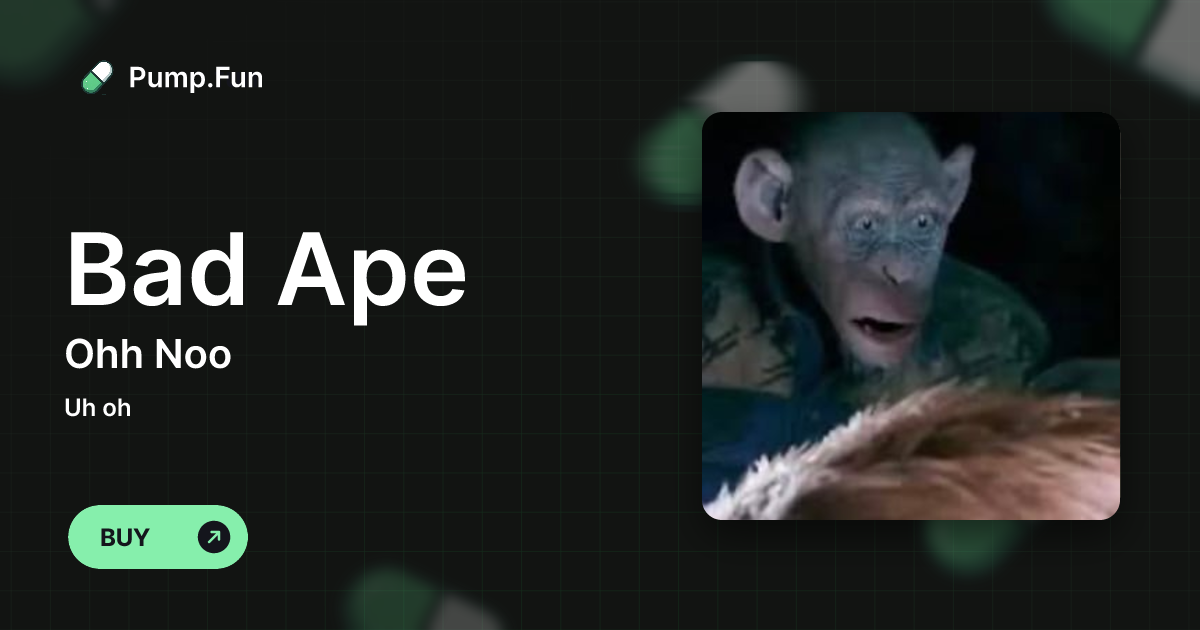Ohh Noo (Bad Ape) - Pump
