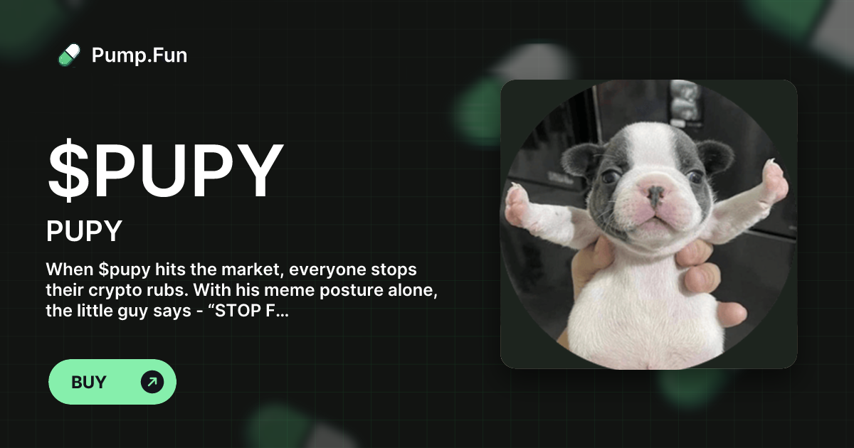PUPY ($PUPY) - Pump