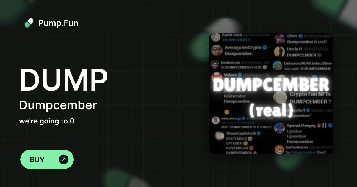 Dumpcember (DUMP) - Pump