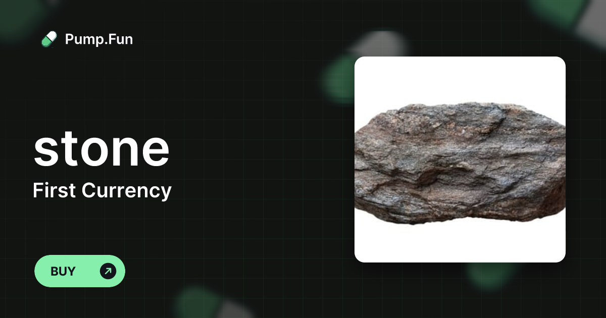 First Currency (stone) - Pump
