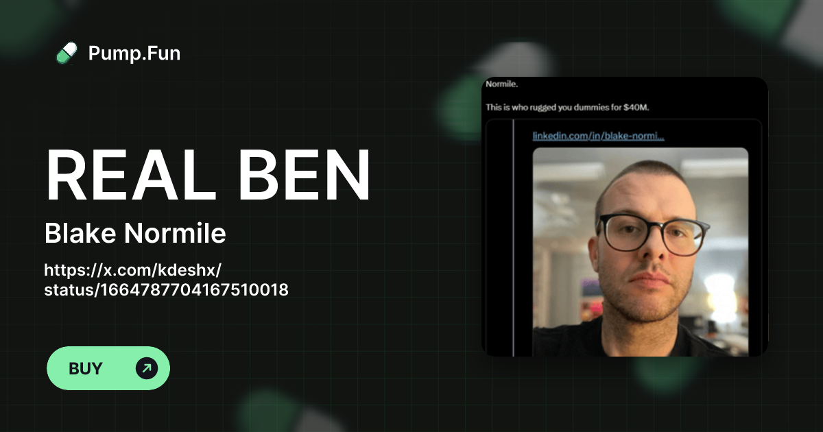Blake Normile (REAL BEN) - Pump