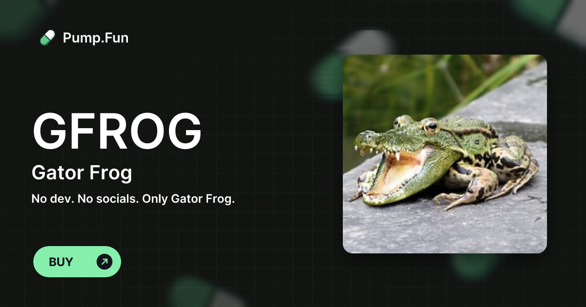 Gator Frog (GFROG) - Pump