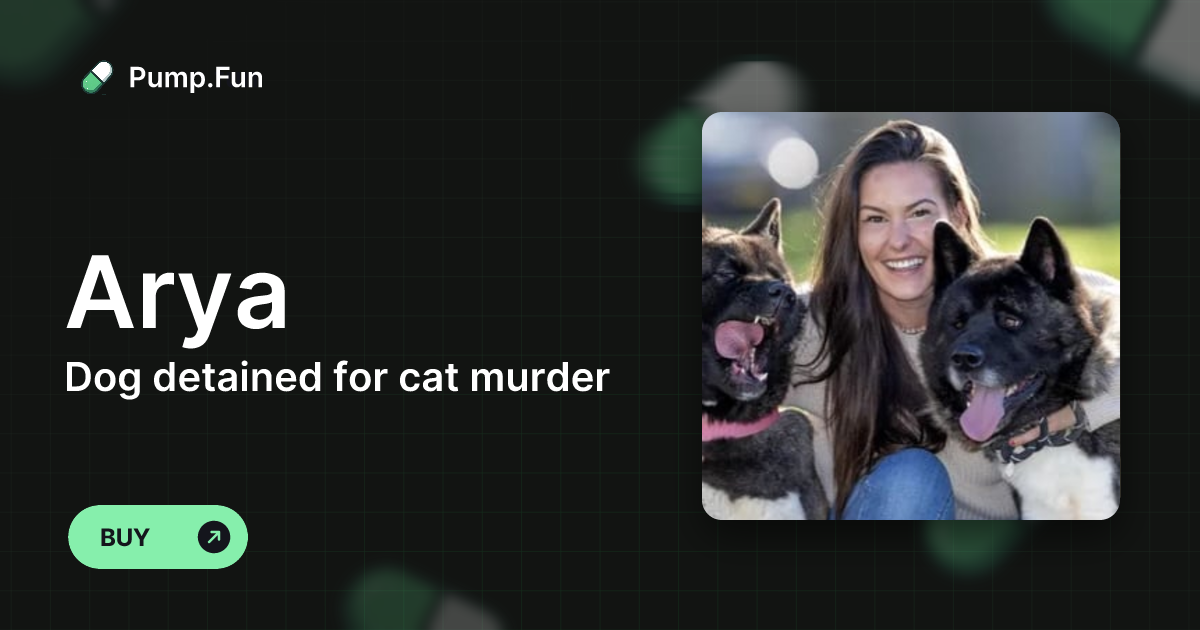 Dog detained for cat murder (Arya) - Pump