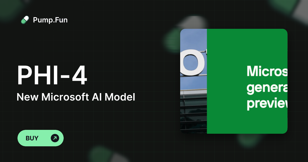 New Microsoft AI Model (PHI-4) - Pump